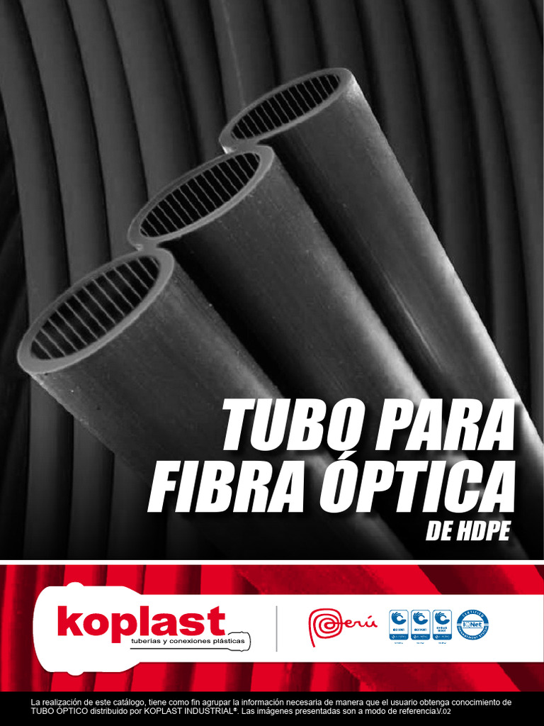 Tubo Óptico HDPE según ASTM F2619 | PDF | Materiales | Ciencia de los ...