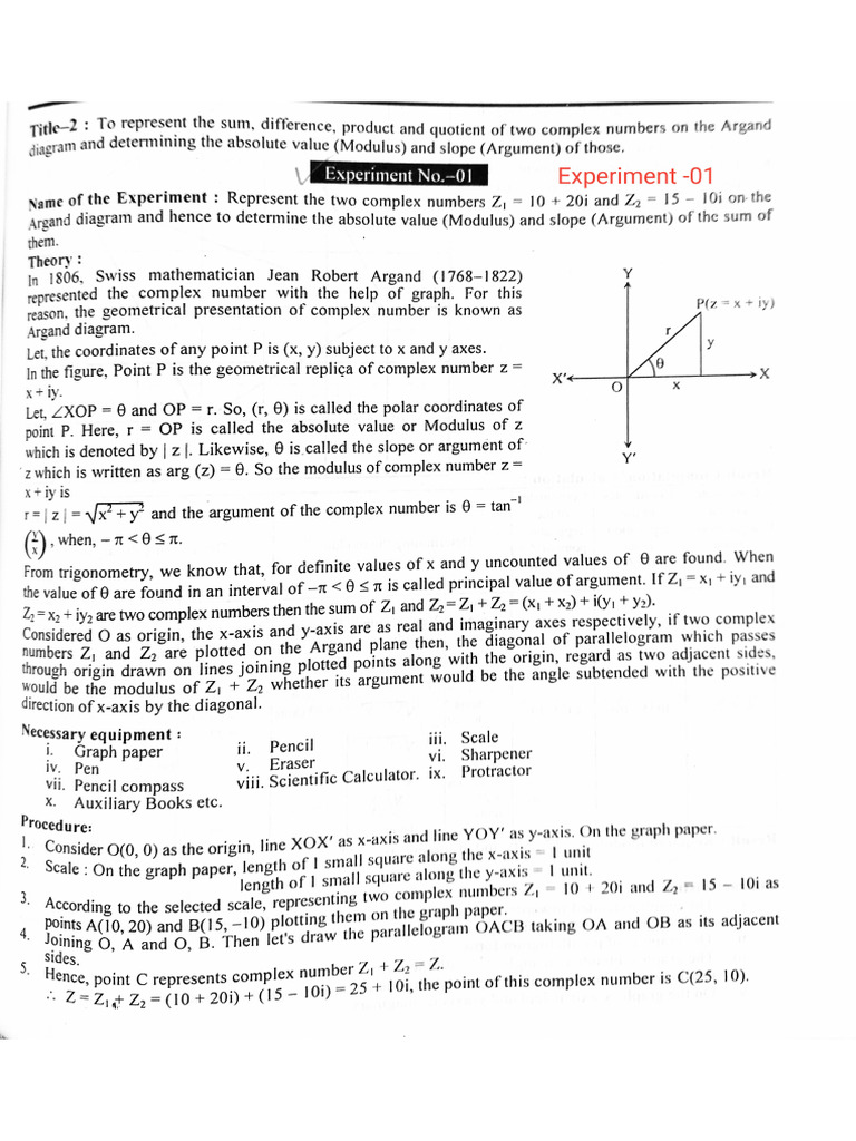 Higher Math 2nd Paper Practical | PDF