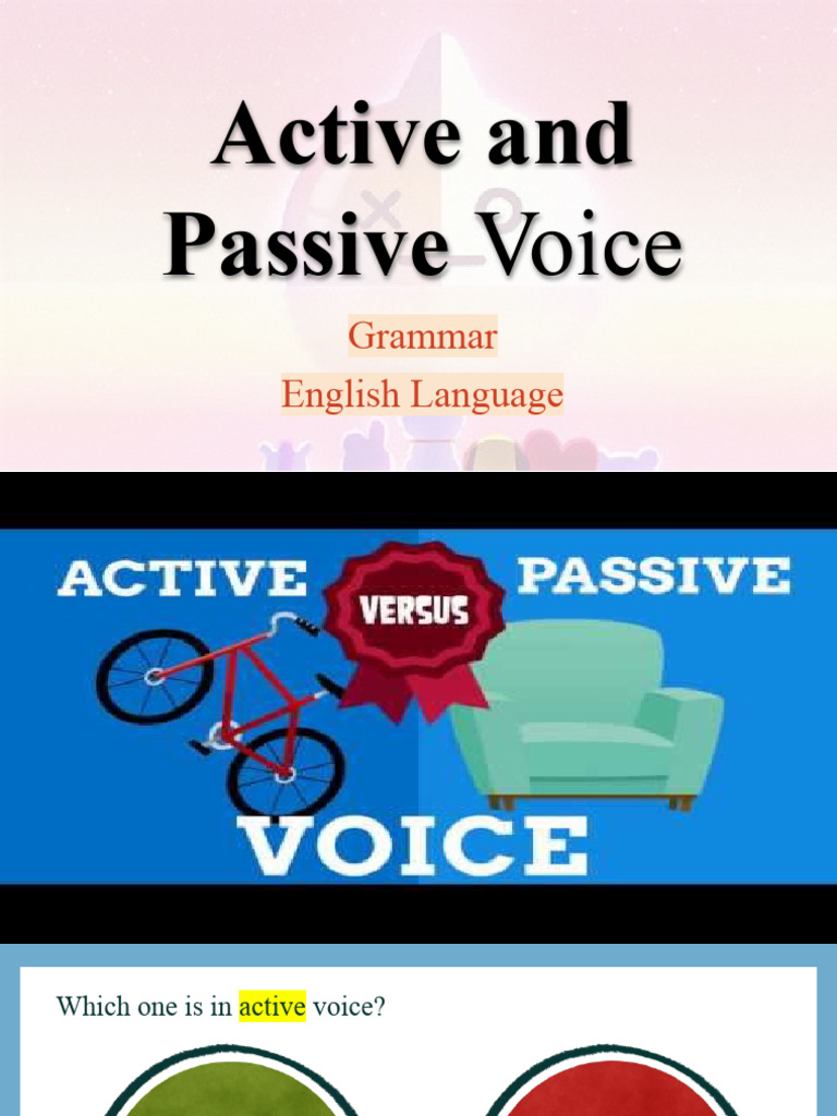 Active and Passive Voice Explained | PDF | English Language ...