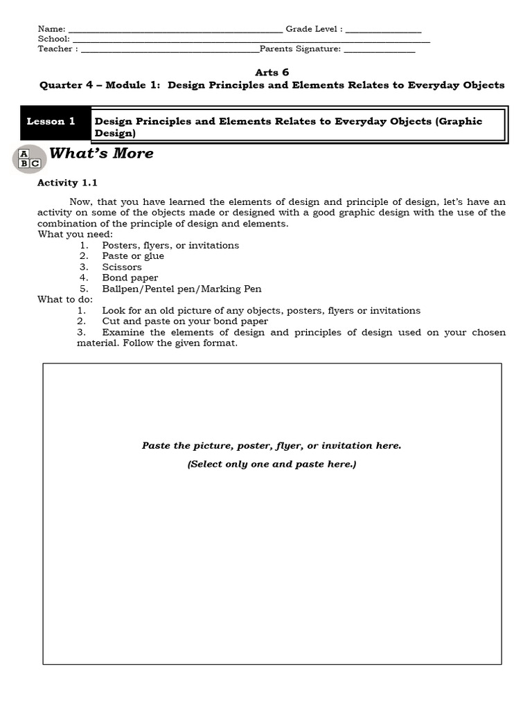 Performance Task - Arts | PDF | Cognition | Learning