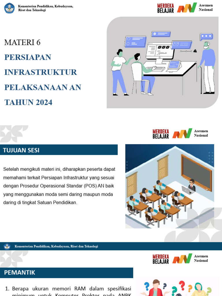Materi 6_Teknis Infrastruktur Pelaksanaan an Tahun 2024 | PDF