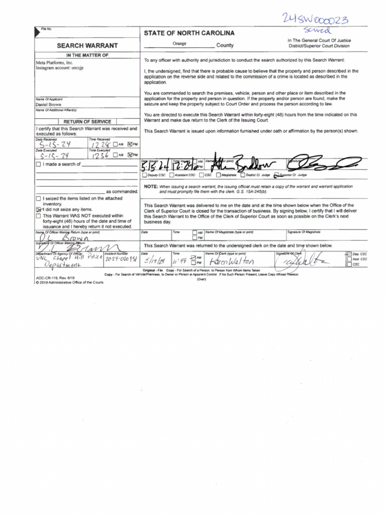 Search Warrant | PDF | Affidavit | Search Warrant