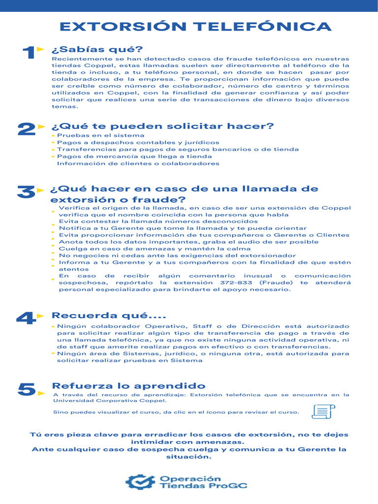 Infografía Extorsion telefonica junio 2024 | PDF