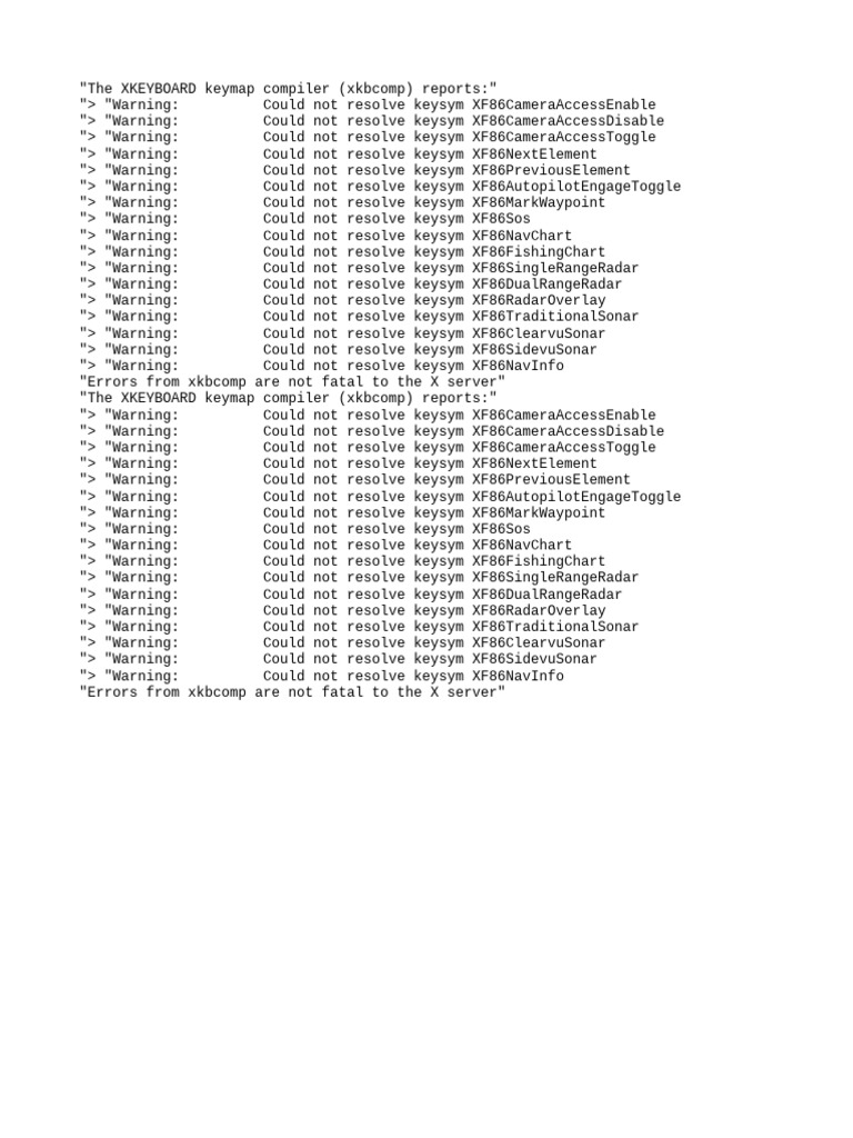 x11 Server Log | PDF