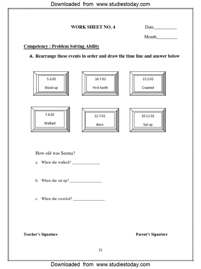 CBSE Class 4 Maths Revision Worksheet (43) - Tick Tick Tick | PDF