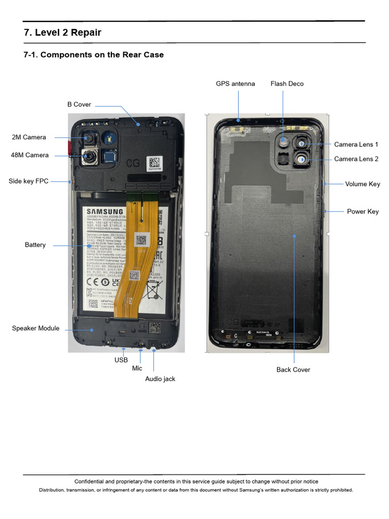 Disassembly & Reassembly sam A10 | PDF | Electronics