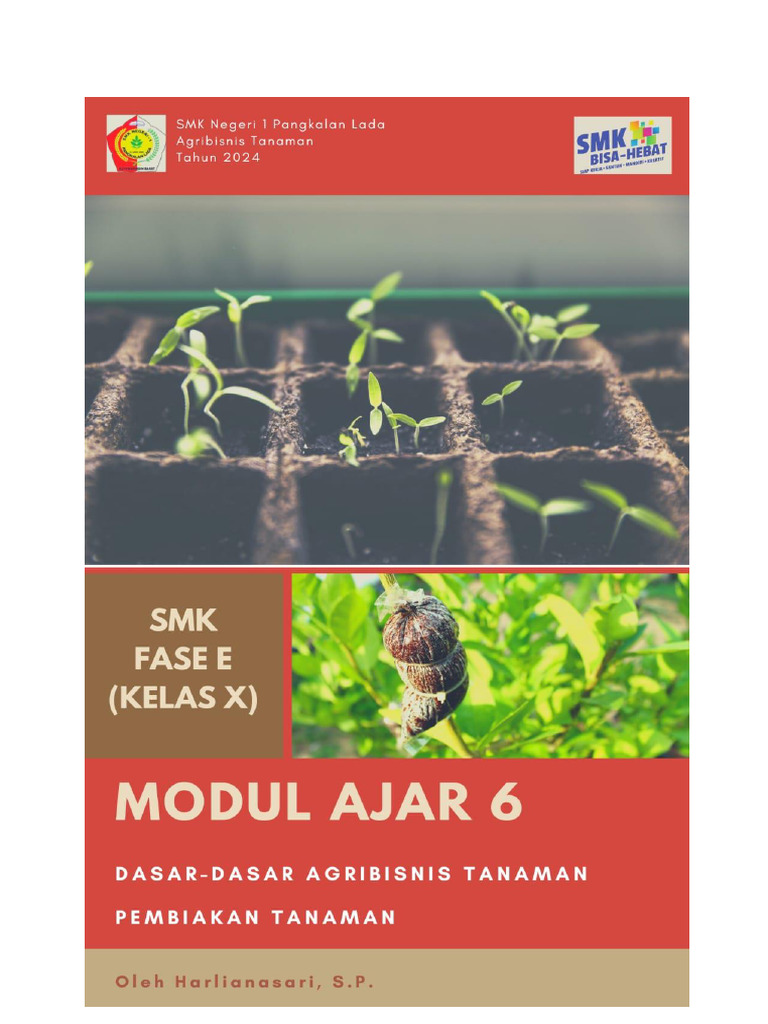 Modul Ajar Dasar-Dasar Agribisnis Tanaman - Pembiakkan Tanaman - Fase E ...
