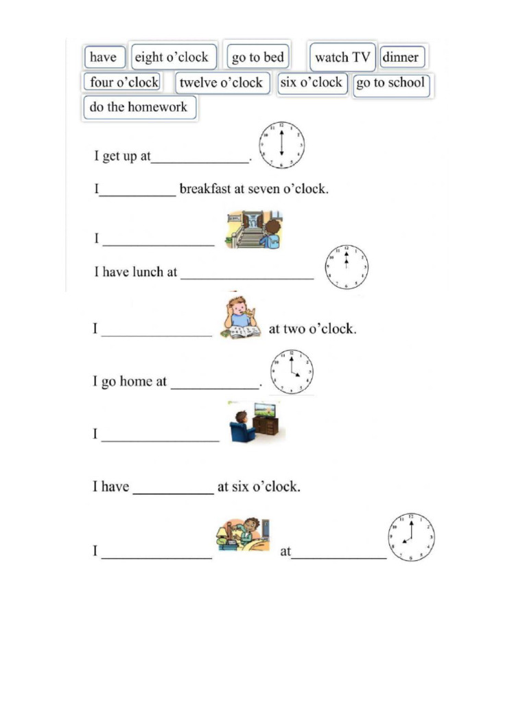 Daily Routines Worksheet 8T Grade Iii Quarter 4 2024 | PDF