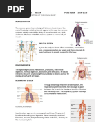 Overview of 11 Human Body Systems | PDF | Human Body | Blood