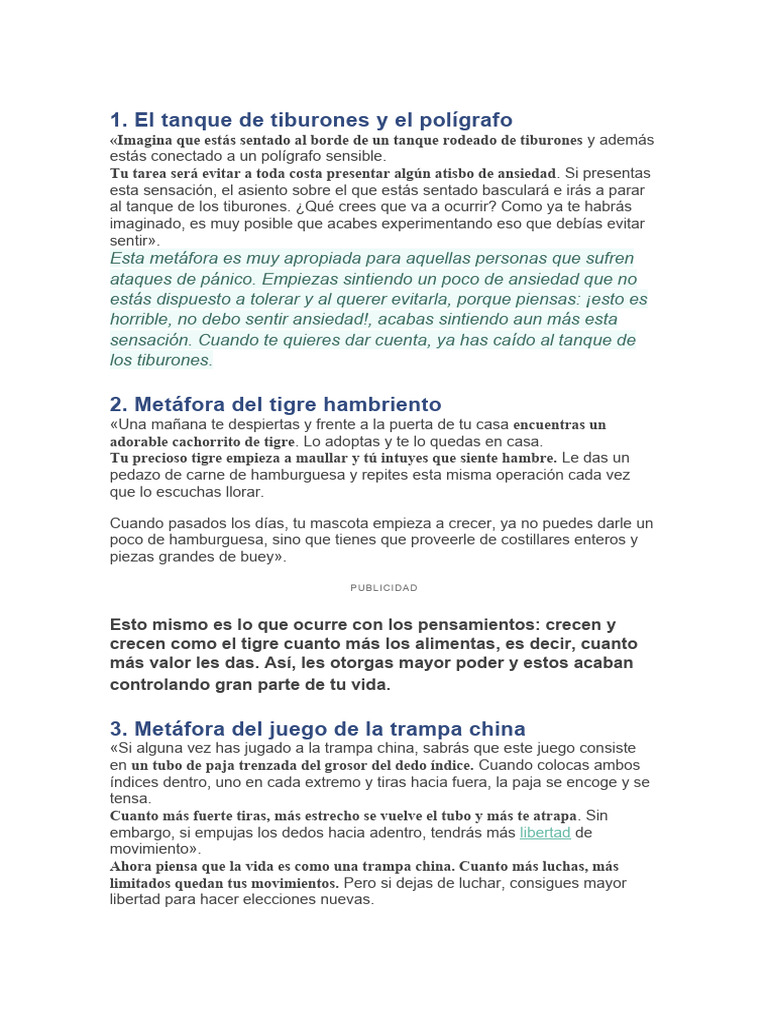 Metáforas Atc | PDF | Ciencias del comportamiento | Sicología