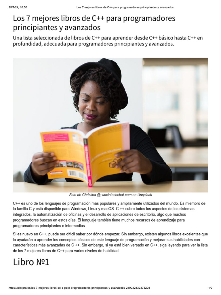 Los 7 Mejores Libros de C++ para Programadores Principiantes y ...