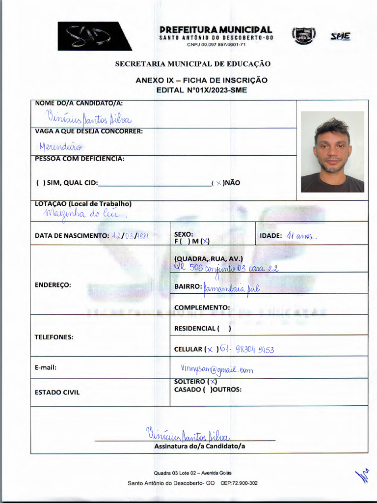 Modelo Ficha 2 | PDF