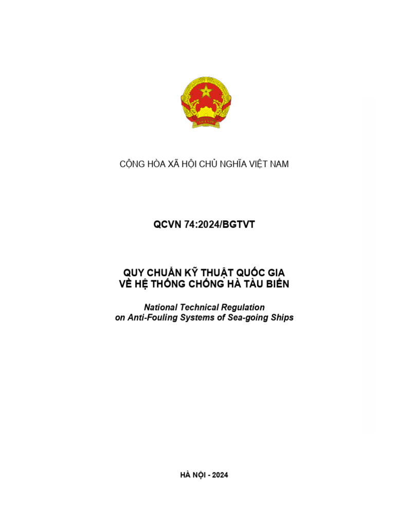 Quy chuẩn Việt Nam-QCVN 74_2024-BGTVT | PDF
