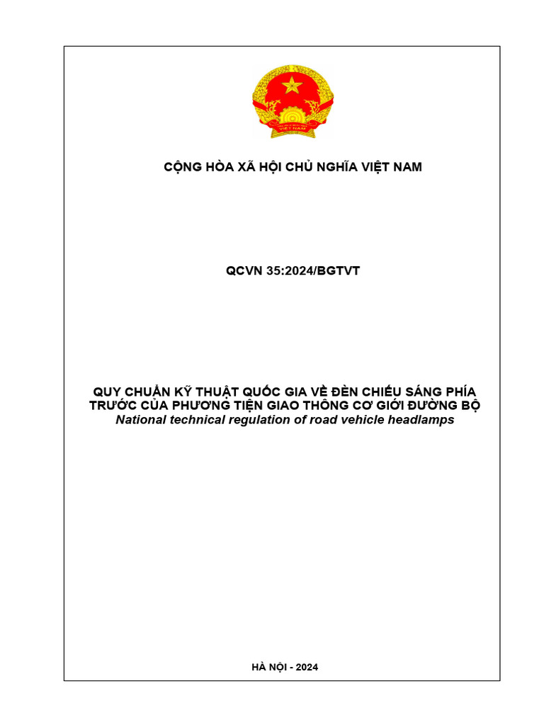 Quy chuẩn Việt Nam-QCVN 35 - 2024-BGTVT | PDF