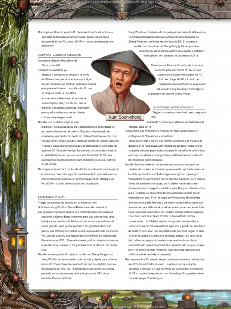 Misiones y Desafíos en Willowshore | PDF