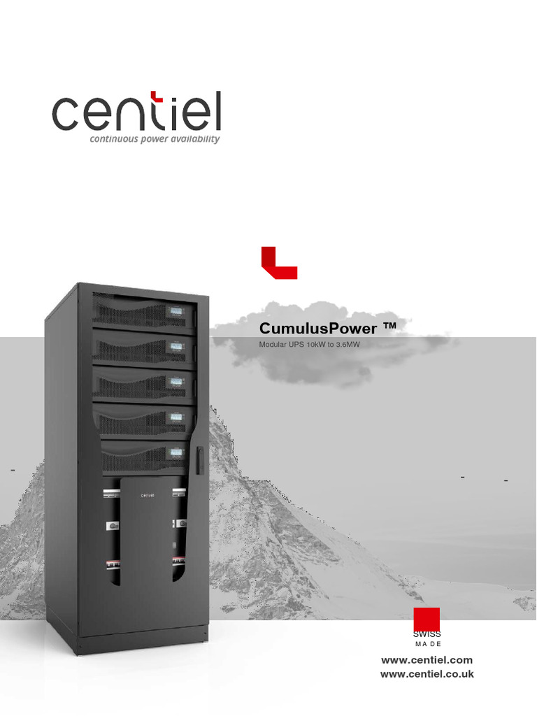 Centiel Brochure | PDF | Ingenieria Eléctrica | Poder (Física)