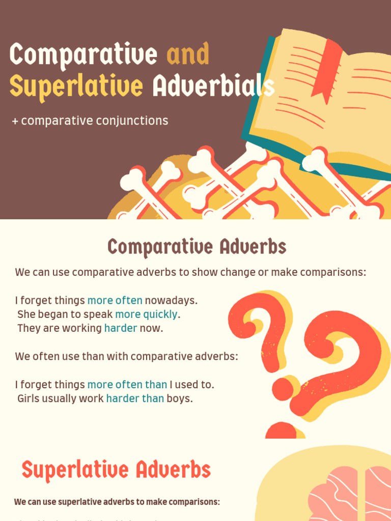 Comparative Adverbials and Conjunctions | PDF | Adverb | Sentence ...