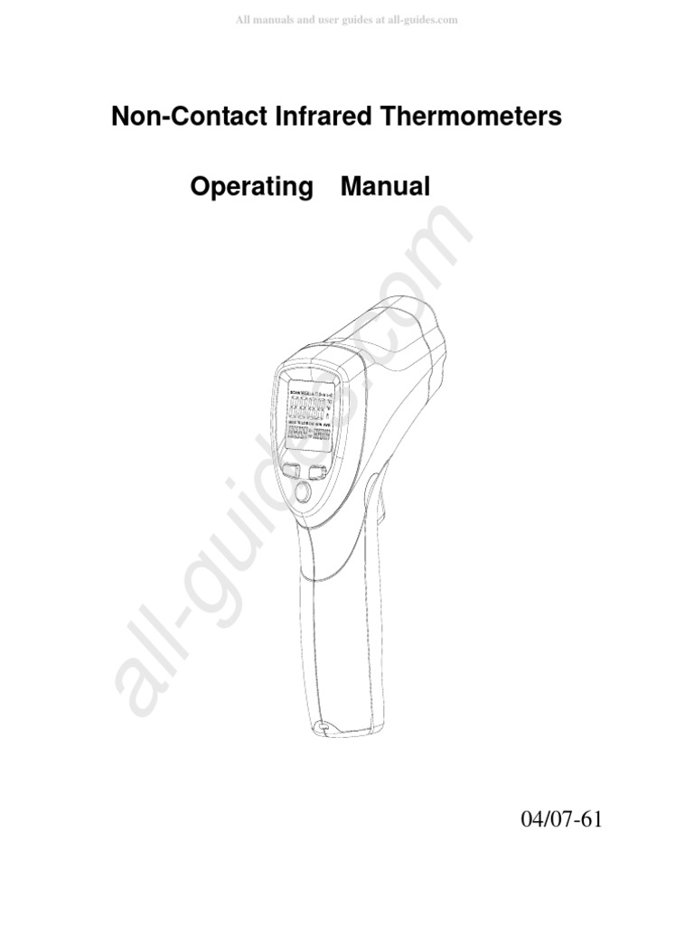 Cem DT 8861 Operating Manual 16 | PDF | Optics