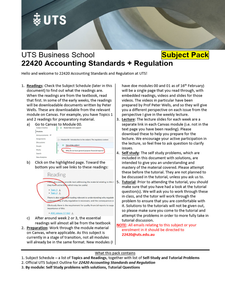 ASR2023s2 Subject Pack v02 | PDF | Plagiarism | International Financial ...