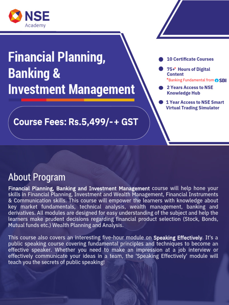 Brochure Financial Planning Banking & Investment Management | PDF ...