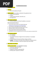 Joining Document Check List: Employee Code: Designation: Name ...