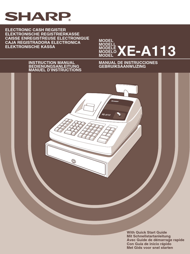 Handleiding Sharp XE-A113 | PDF | Computer Keyboard | Printer (Computing)