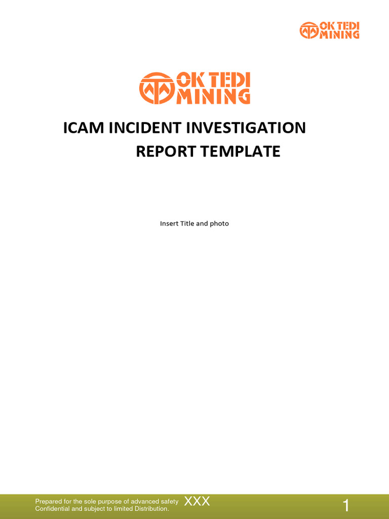 OTML Incident Investigation Report Template | PDF | Audit