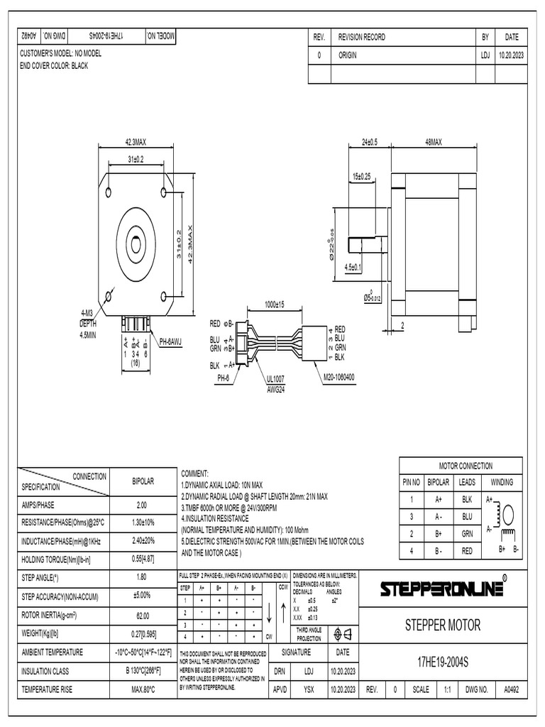Stepper Motor | PDF | Materials Science | Machines