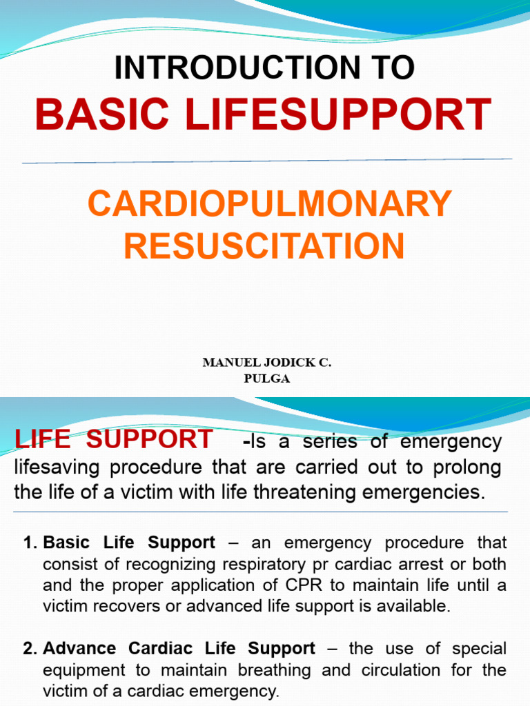 BLS-new | PDF | Cardiopulmonary Resuscitation | Myocardial Infarction