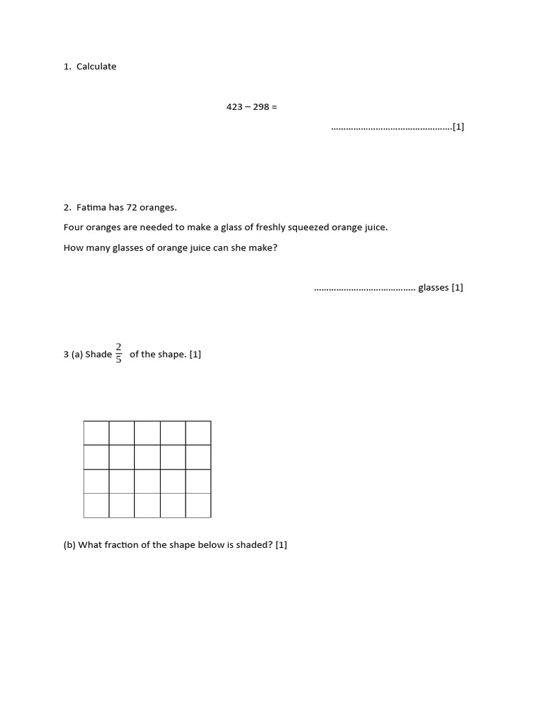 Math p1 | PDF | Area | Triangle