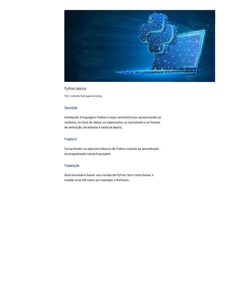 Tema 3- Python Básico | PDF