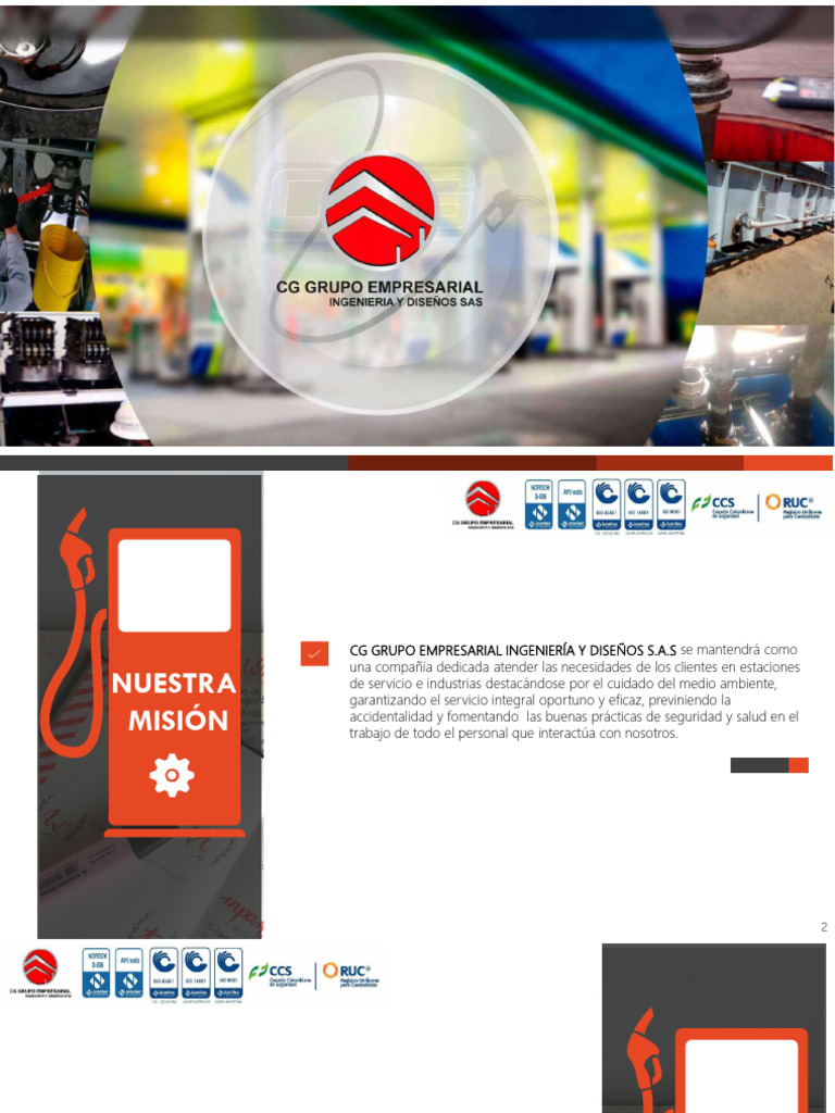 Portafolio CG Grupo Empresarial Ingenieria y Disenos Sas - Web | PDF | Calibración | Science