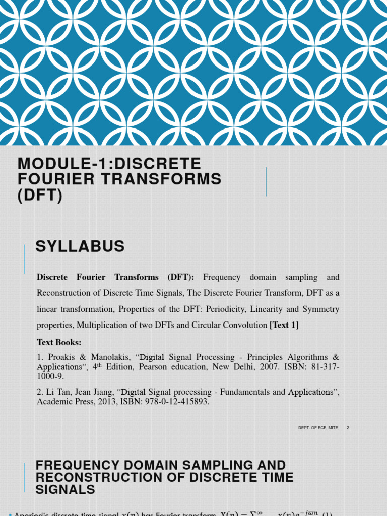 21EC42 Module 1 | PDF