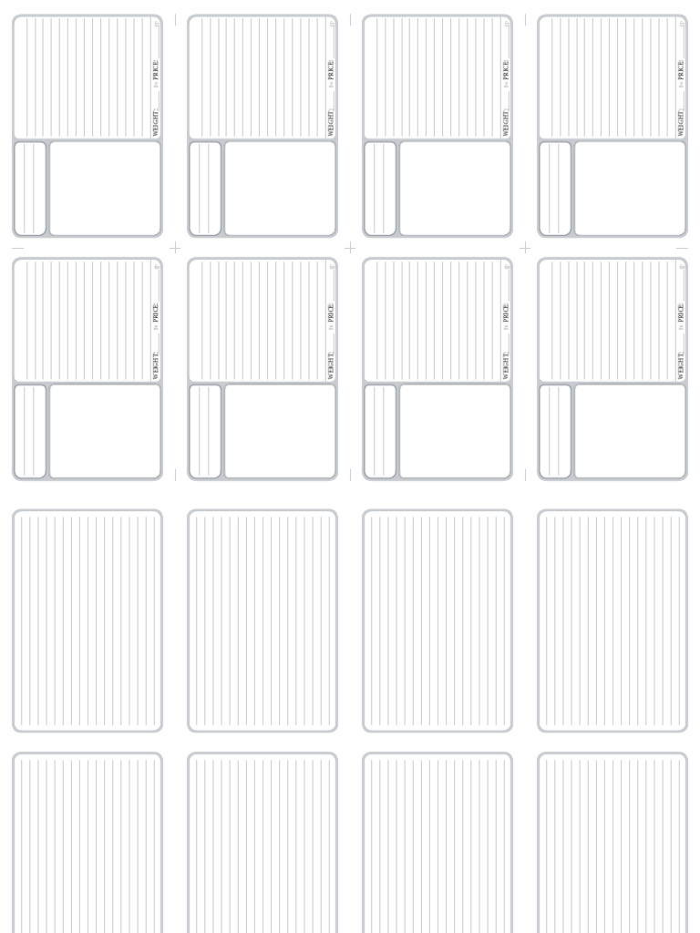 Item Cards TemplateBlank | PDF