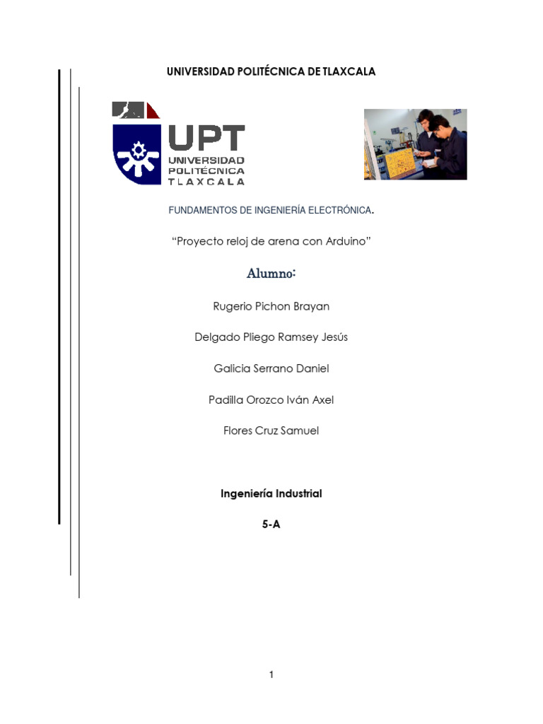 Proyecto Final 5-A | Descargar gratis PDF | Arduino | Diodo emisor de luz