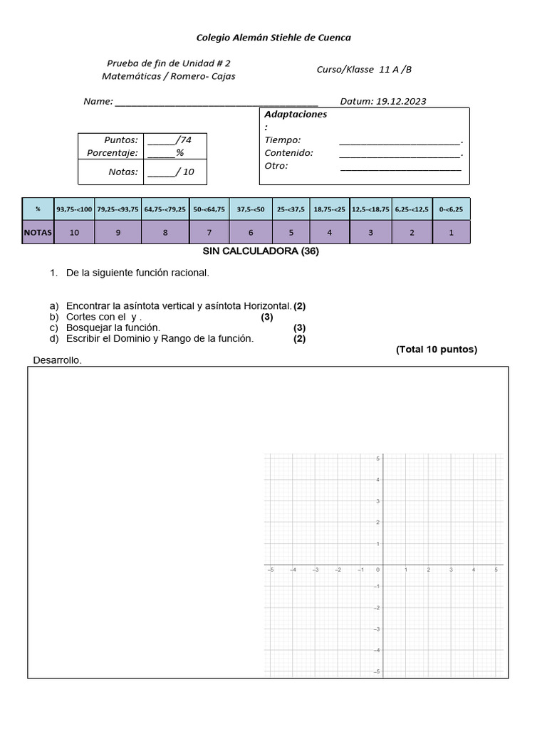 P2 Mat 11ab 2023-2024 | PDF