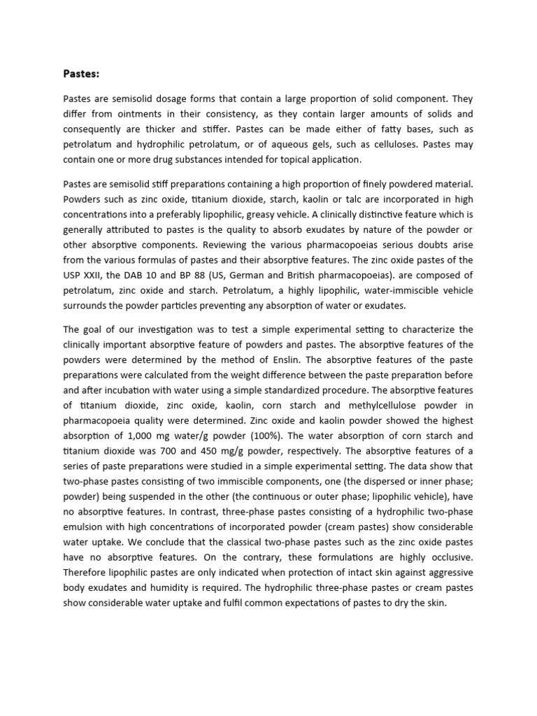 A Brand New Paste | PDF | Hydrogen Peroxide | Topical Medication