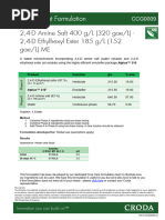 Morwet D-425 Powder | PDF | Surfactant | Chemistry