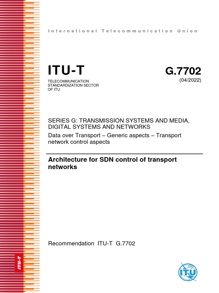 T Rec G.7702 202204 I!!pdf e | PDF | Computer Network | Quality Of Service