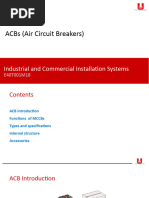 ACB Current Setting | PDF | Relay | Power (Physics)