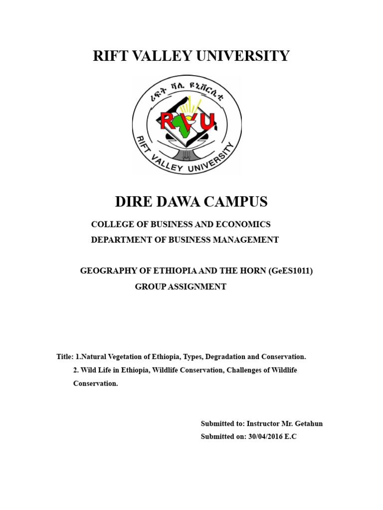 Geography Assignment 1 | PDF | Conservation Biology | Biodiversity