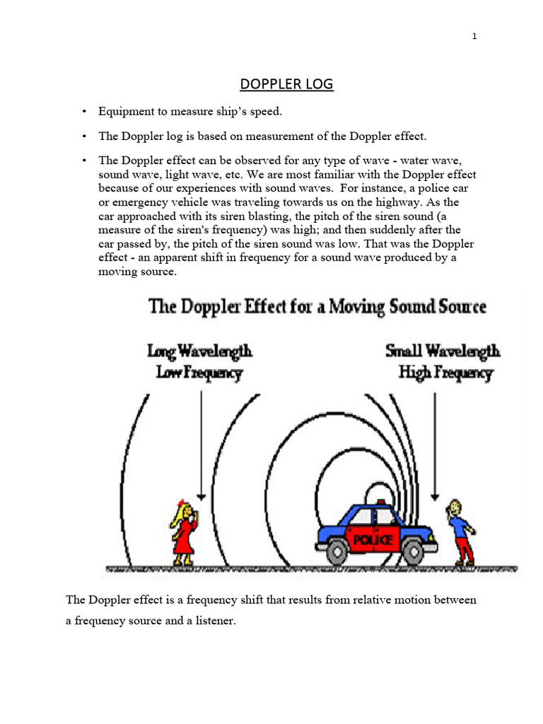Doppler Log | PDF | Doppler Effect | Waves
