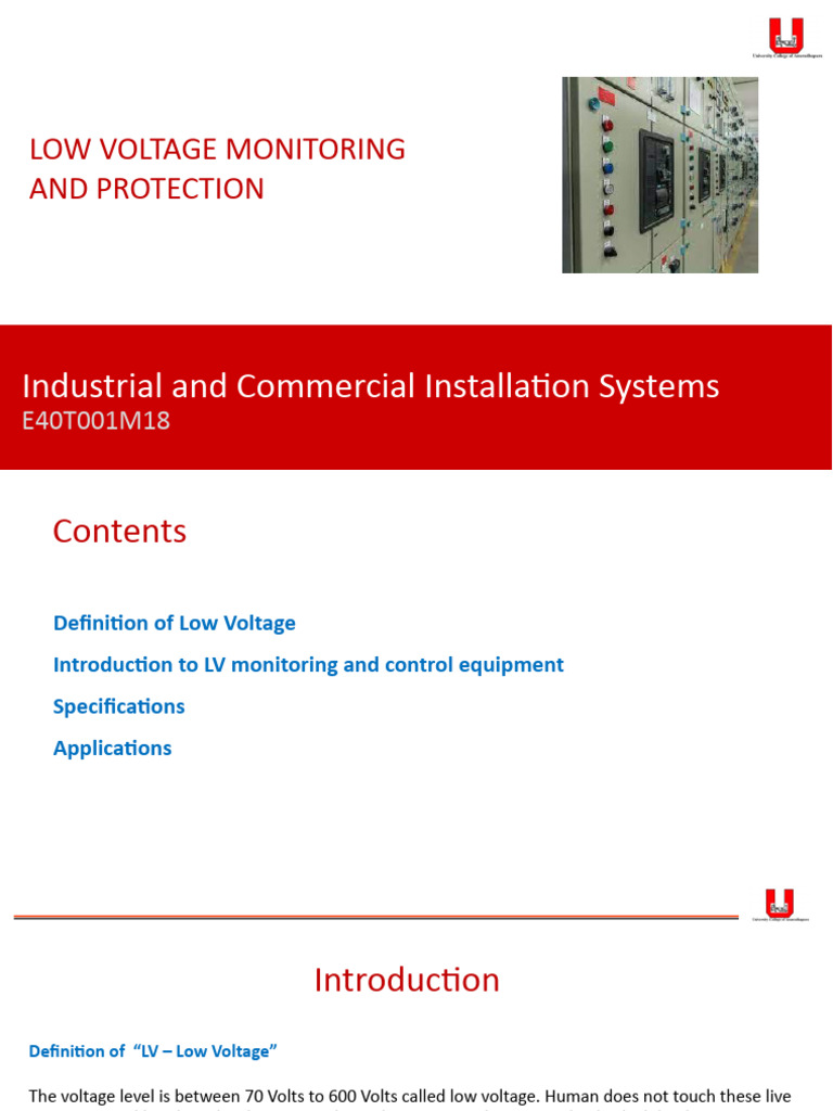 LV Monitoring and Protection | PDF | Relay | Rectifier
