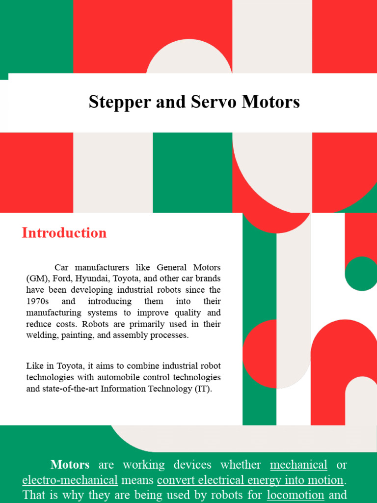 Stepper vs. Servo Motors Explained | PDF | Electric Motor | Servomechanism