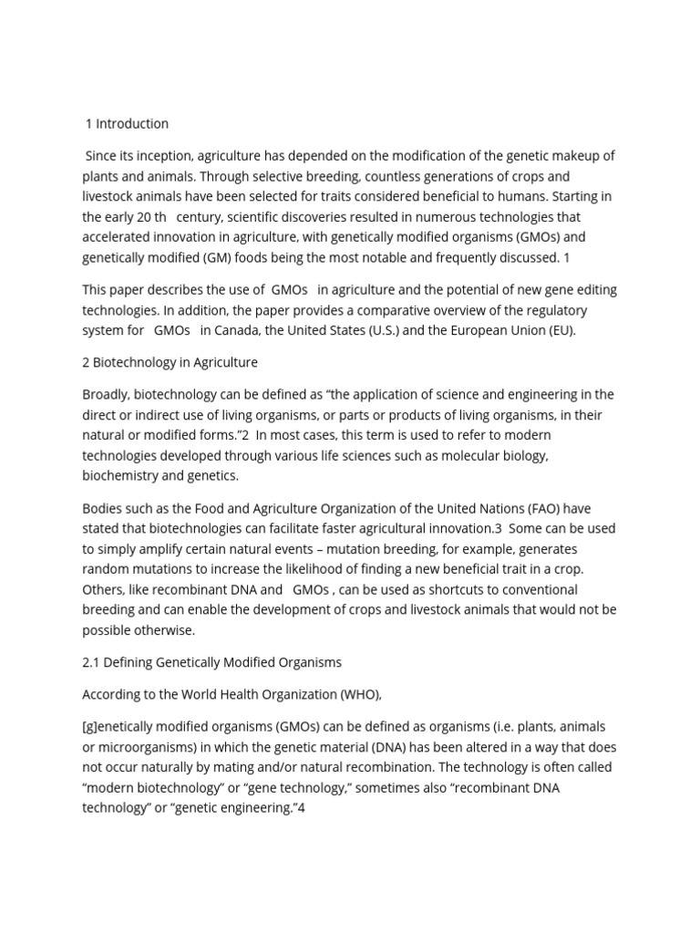 Lecture Note On Biotechnology | PDF | Genetic Engineering | Genetically ...