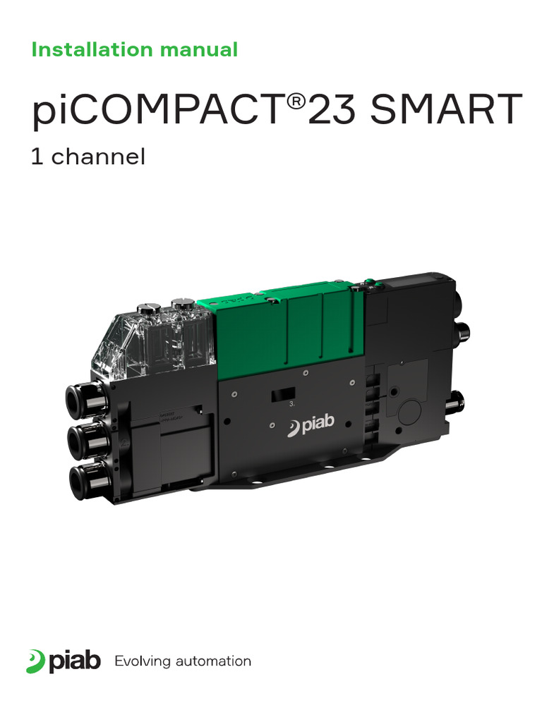Piab - Vacuum Generators - PiCOMPACT 23 SMART Series - 1-Channel ...
