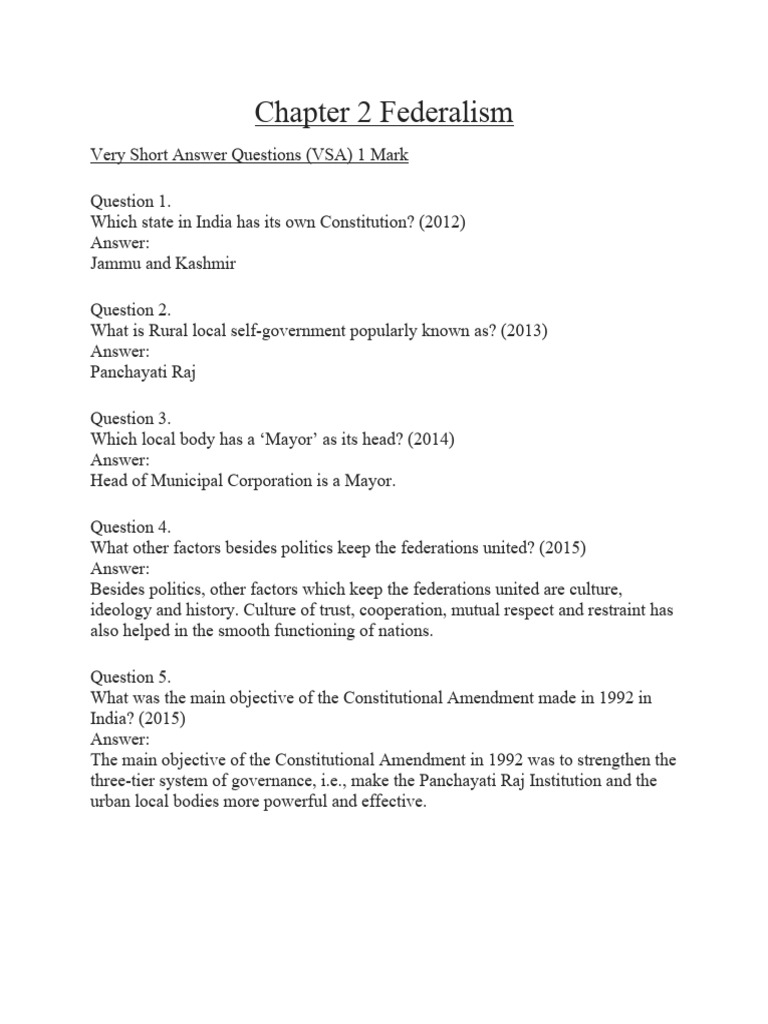 Federalism | PDF | Justice | Crime & Violence