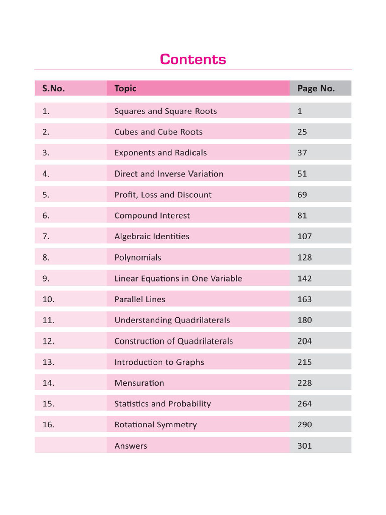 Secondary Mathmatics | PDF