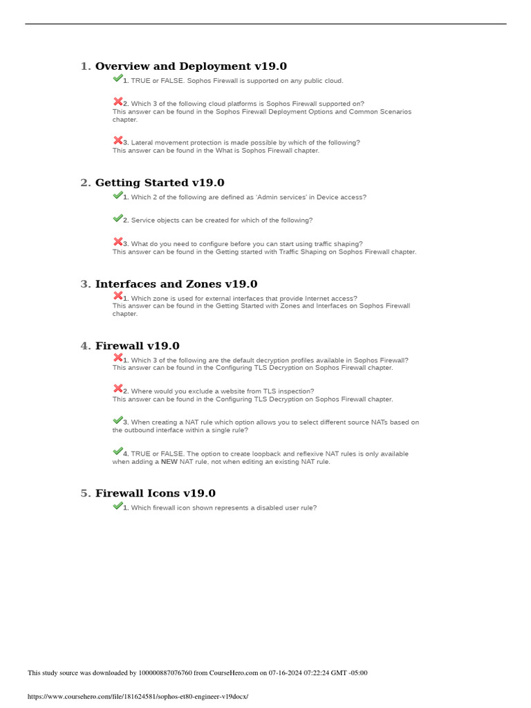Sophos Et80 Engineer v19 | PDF | Firewall (Computing) | World Wide Web