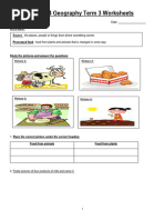 Grade 4 Geography Term 1 Test Questions | PDF | Road